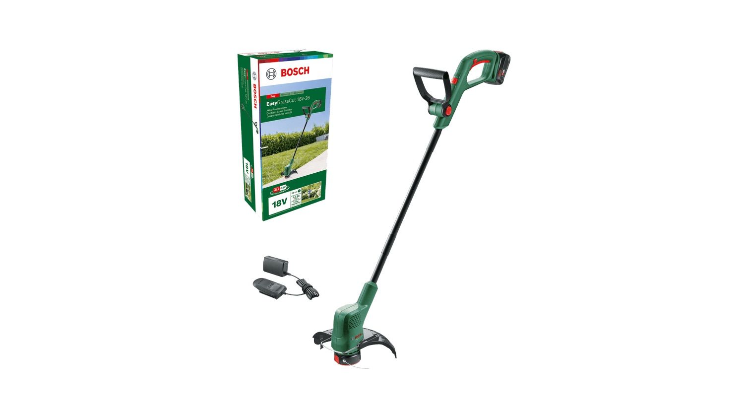 Žoliapjovė - trimeris Bosch Easy GrassCut 18V-26; 18 V; 1x2,5 Ah akum ...